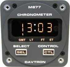 Davtron Deluxe Digital Chronometer M877 | Aircraft Spruce Australia