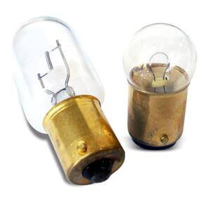 Miniature Lamps For Cockpit & Wing/Tail Lights | Aircraft Spruce Australia