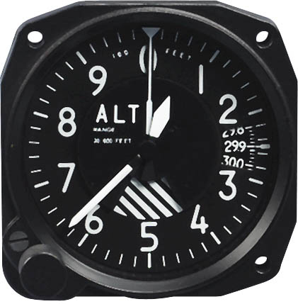 Falcon 3-1/8 Inch Sensitive Altimeter Alt20Inf-3 | Aircraft Spruce ...
