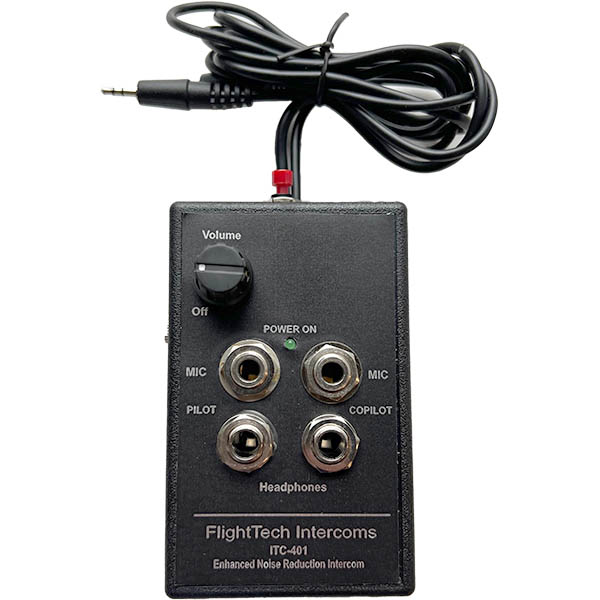 Flighttech ITC-401 ENRI 2-Place Portable Intercom | Aircraft Spruce ...
