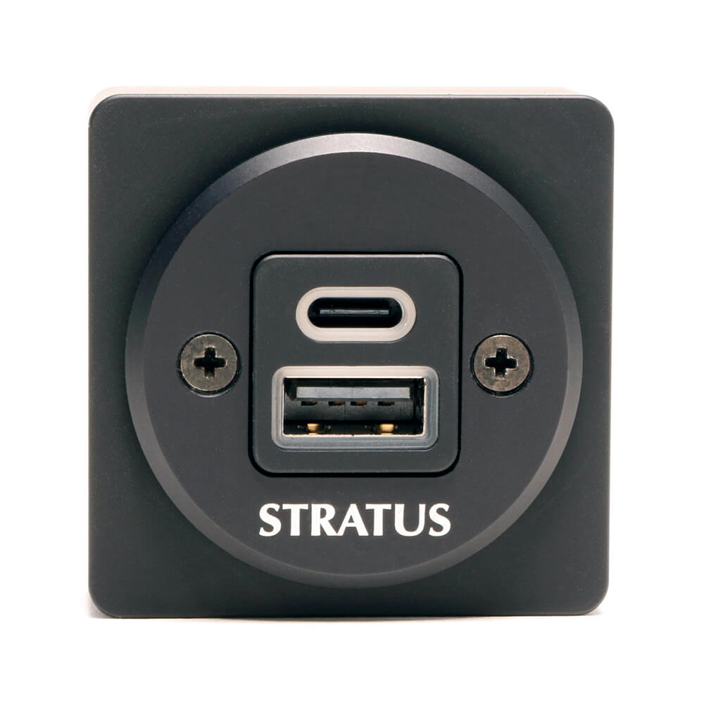 Appareo Stratus Power Pro USB-A / USB-C Dual Panel Mount Charger FAA ...