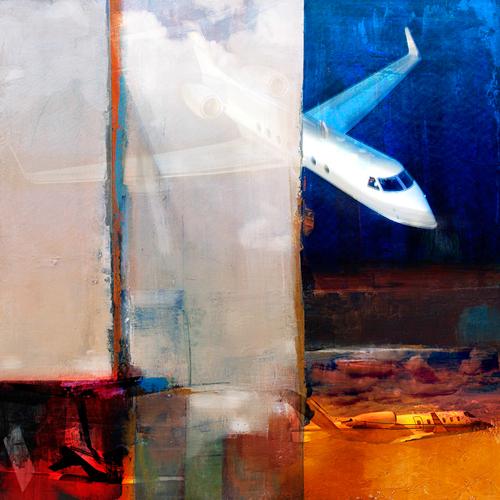 Gulfstream 550 And Lear 55 Print By Martin Young | Aircraft Spruce ...
