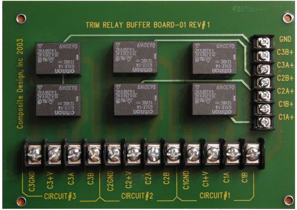 Three Axis Trim Relay Board | Aircraft Spruce Australia