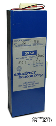 Alkaline Battery For Ebc-502 (Gs-52) | Aircraft Spruce Australia