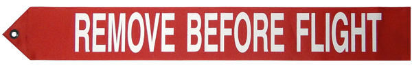 Remove Before Flight White On Red | Aircraft Spruce Australia