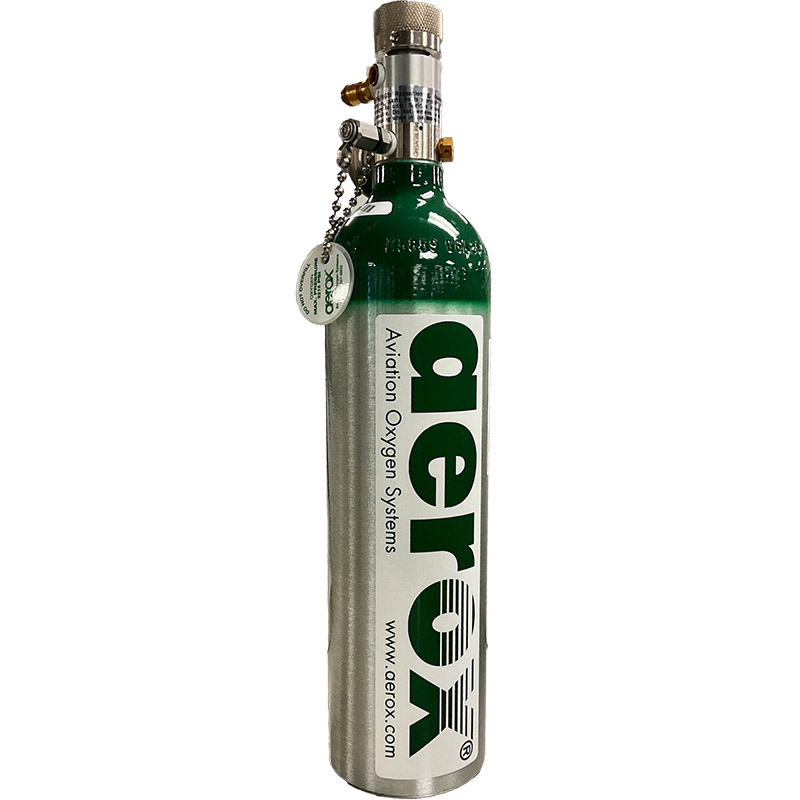 Aerox Oxygen System 2A - 6 Cubic Feet Cylinder | Aircraft Spruce Australia