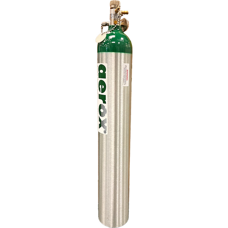 Aerox Oxygen System 4E - 22 Cubic Feet Cylinder | Aircraft Spruce Australia