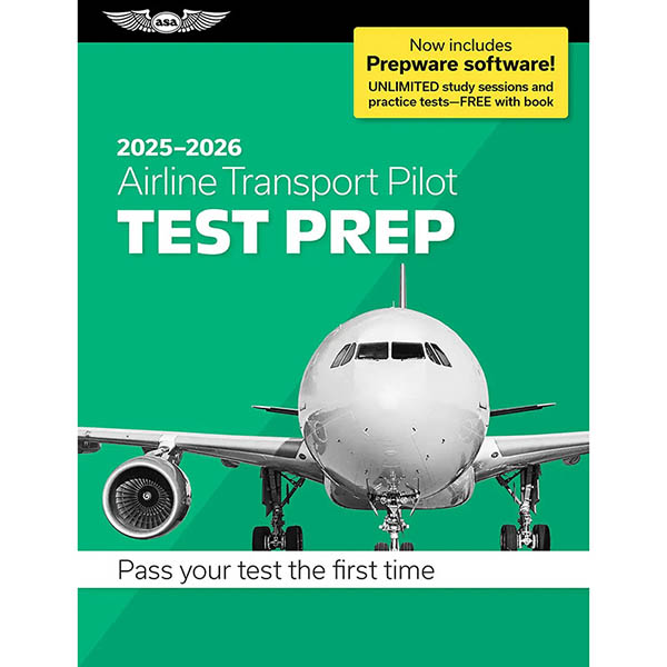 ASA Test Prep 2025-2026: Airline Transport Pilot Test Prep With ...
