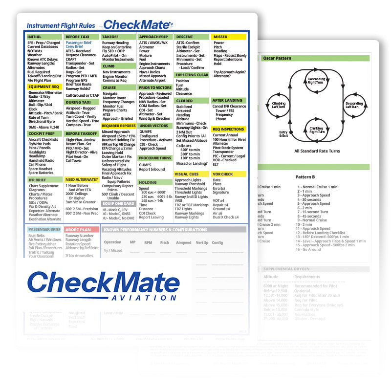 CheckMate + IFR 2 Checklist | Aircraft Spruce Australia