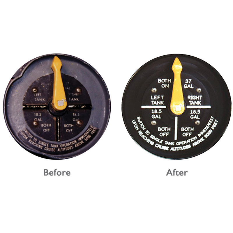 Cessna Fuel Selector Plate | Aircraft Spruce Australia