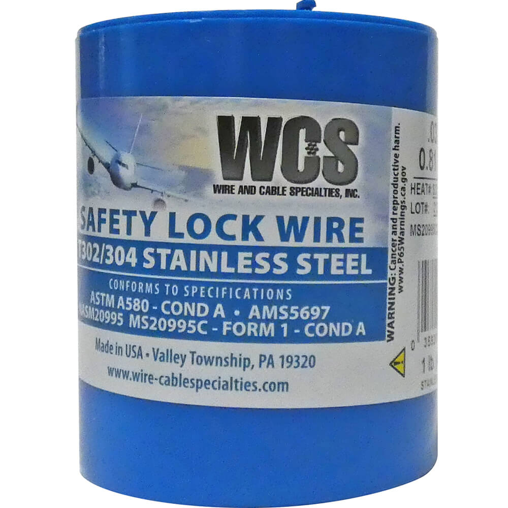 Safety Wire - Stainless Steel - 1 Lb Spool | Aircraft Spruce Australia