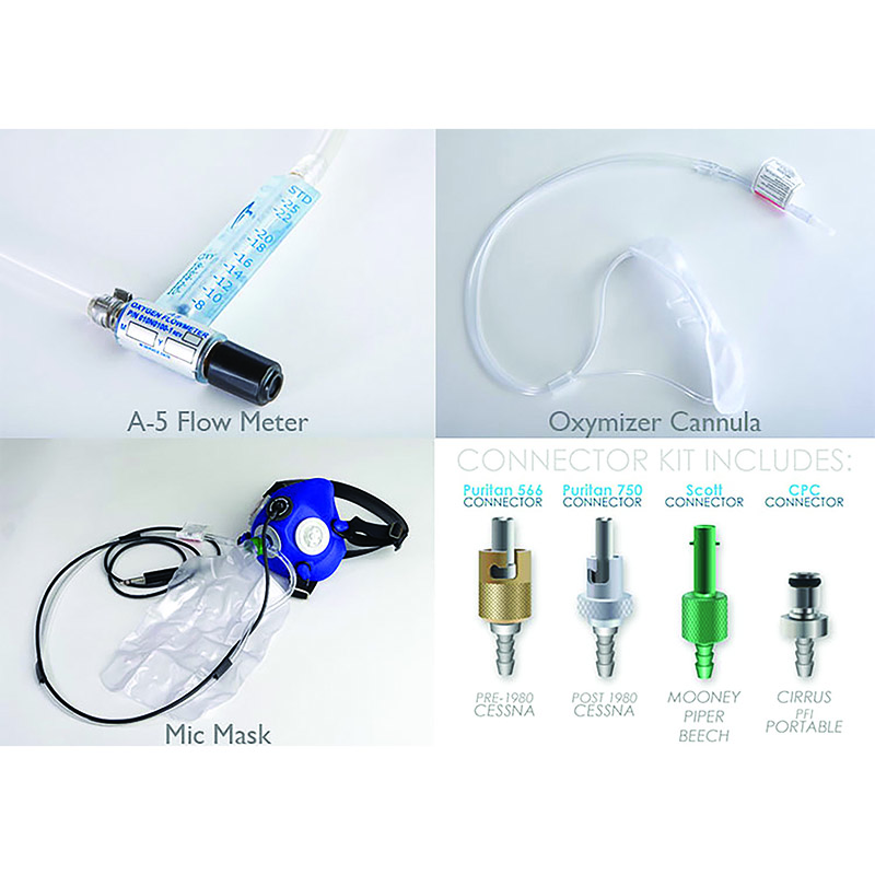 Precise Flight Pilotpack Personal Oxygen Pack | Aircraft Spruce Australia