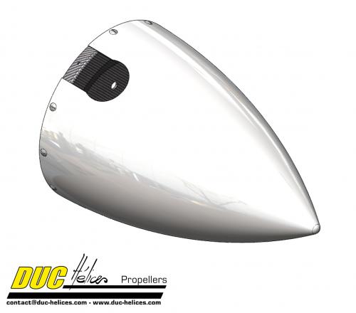 Duc Prop White Spinner With Mounting Plate | Aircraft Spruce Australia