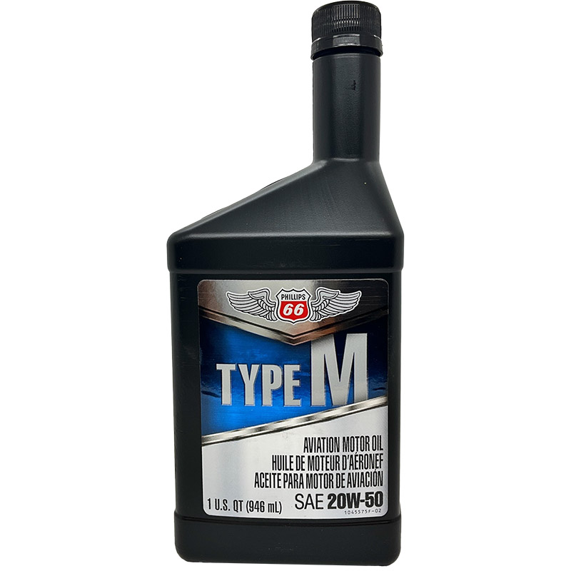 Phillips 66 Type M 20W-50 Oil | Aircraft Spruce Australia