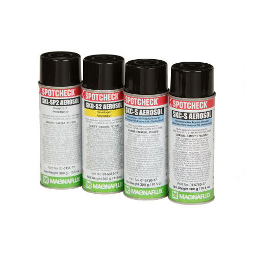 Magnaflux Spotcheck NDT (Non-Destructive Testing) - 4 Can Kit ...
