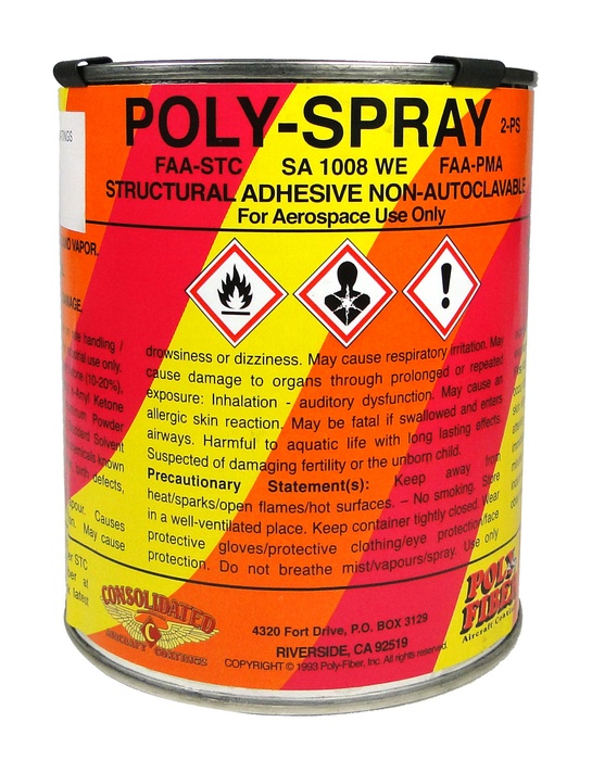 Poly Fiber Poly-Spray | Aircraft Spruce Australia