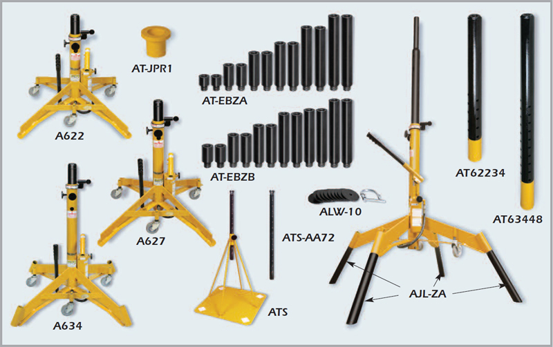 Meyer TriTask Aircraft Jack Set Deluxe | Aircraft Spruce Australia