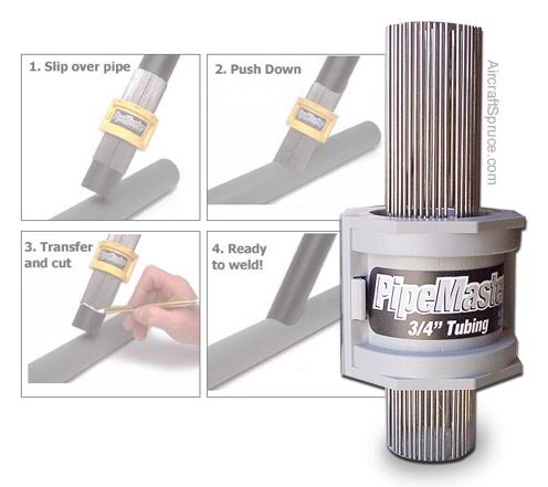 Pipemaster The Welder's Tool For Contour Fits | Aircraft Spruce Australia